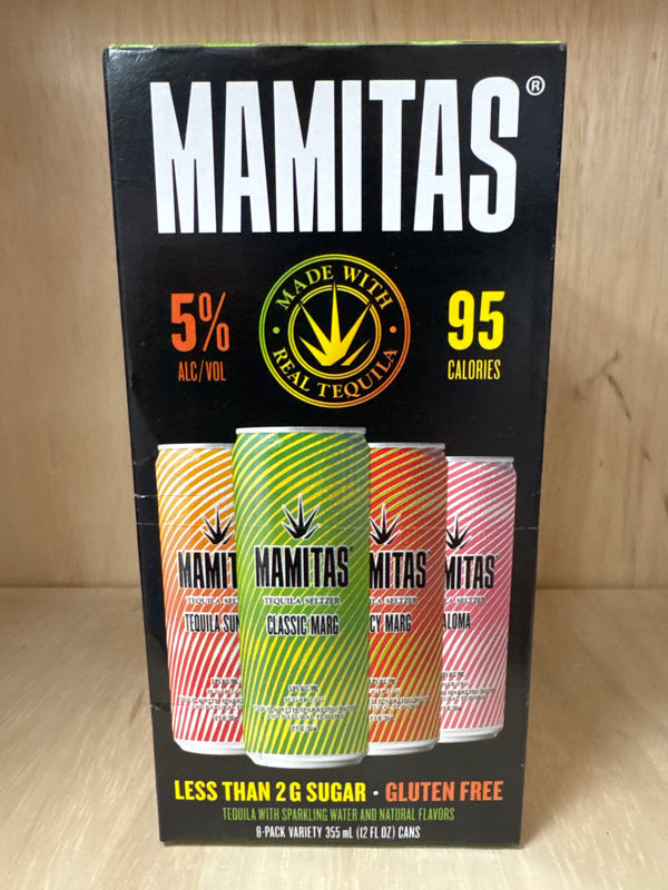 Mamitas Tequila Seltzer Cocktails Variety Case 8 x 355ml (Better than ...